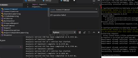 Intellisensecompletions Not Updating After Installing Package Into Current Virtual Environment