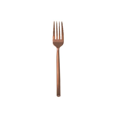 Capri Brushed Copper Flatware All Out Event Rental