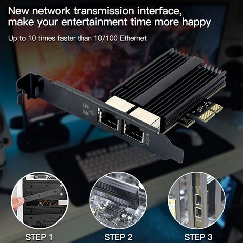 2 5gbps Pci E Network Adapter Intel I226 Nic Ethernet Dual Rj45 Port Lan Card Ebay