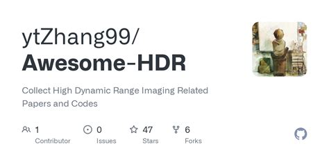 GitHub YtZhang99 Awesome HDR Collect High Dynamic Range Imaging