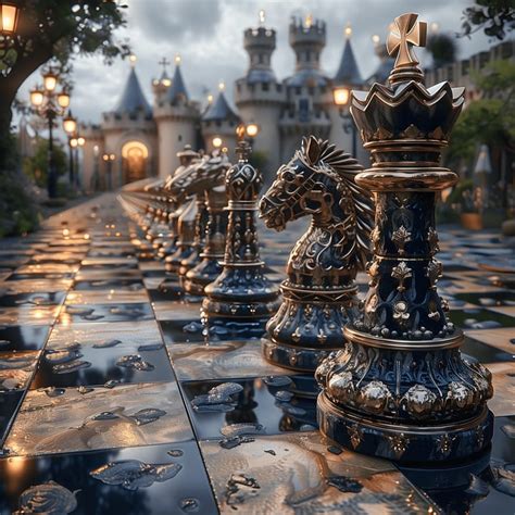 download ai generated chess game royalty free stock illustration image pixabay