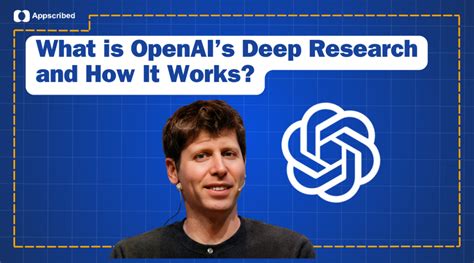 What Is Openai Deep Research And How It Works Appscribed
