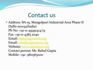 Non Destructive Testing Lab PPTX Medical Tests Medical Health