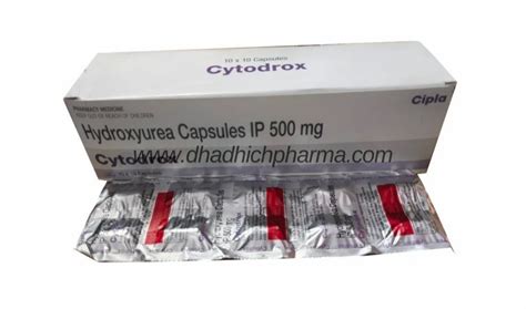Cytodrox Hydroxyurea Capsule For Personal 500 Mg At ₹ 128strip In Nagpur