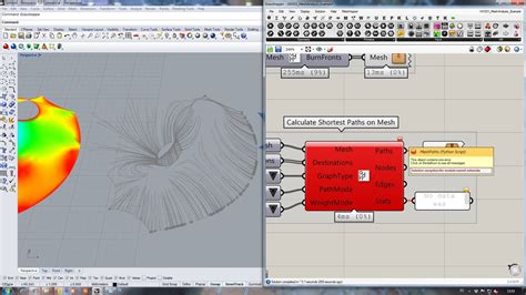 Geodesic Lines On A Mesh Grasshopper Mcneel Forum