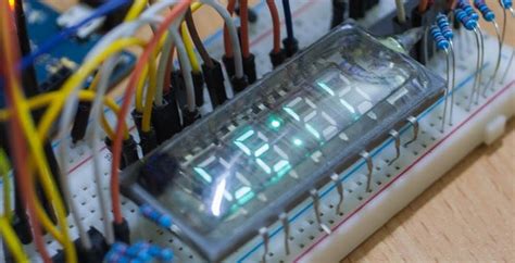 Подключение вакуумно люминесцентного индикатора к Arduino Пикабу