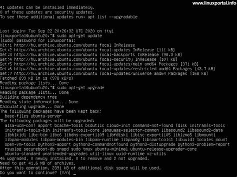 Ubuntu 20 04 Lts Focal Fossa Minimal Server Installation Page 2 Linux Portal