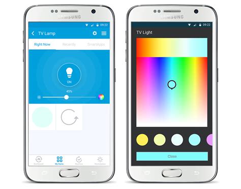 SmartThings Color Picker On Behance