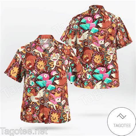 Pikachu Pokemon Cthulhu Hawaiian Shirt Tagotee