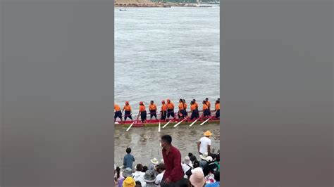 ទូកចេវនារី នារីអាចធ្វើបាន អុំទូក 2023 Cambodia កម្ពុជា Waterfestival Youtube