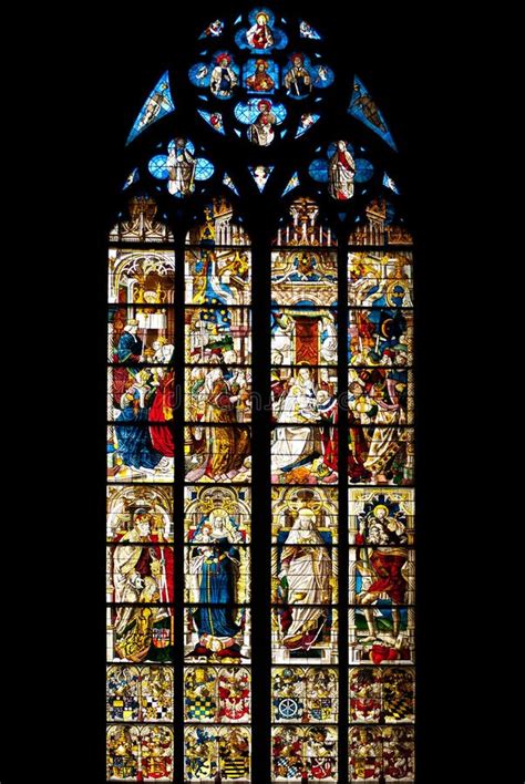 Church Stained Glass Windows Gothic Architecture God Light