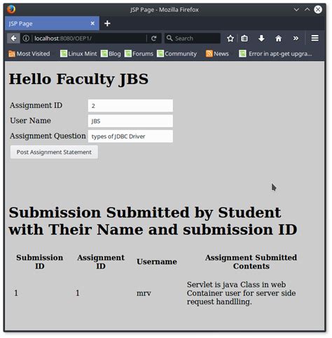 Gtu Advanced Java Open Ended Problem