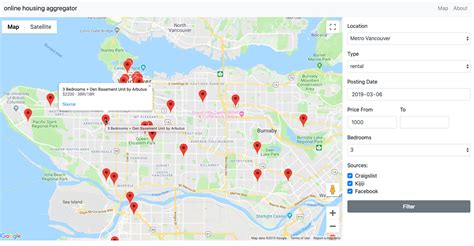 Online Housing Aggregator Built With React
