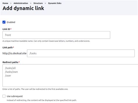 Dynamic Links