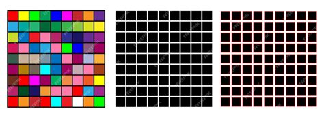 Premium Vector Square Divided In 81 Parts 9x9 Grid Stroke With Fill Illustration
