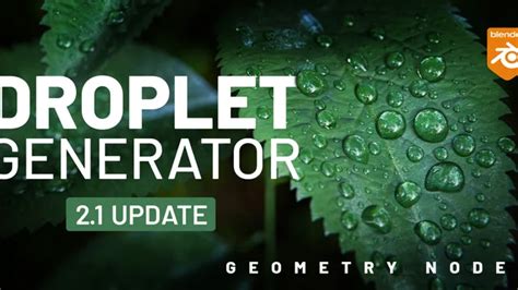 droplet generator — blender extensions