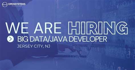 Open Systems Technologies On Linkedin Hiring Javadeveloper Bigdata