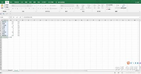Excel中计数函数的使用 知乎