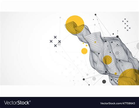 Modern Science Abstract Background Surface Vector Image