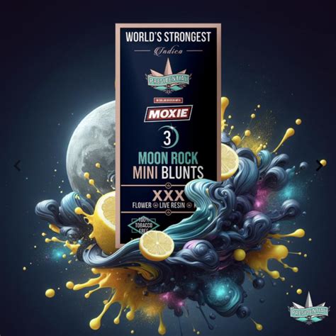 Presidential 3pk Xxx Moon Rock Mini Blunts 21g Home