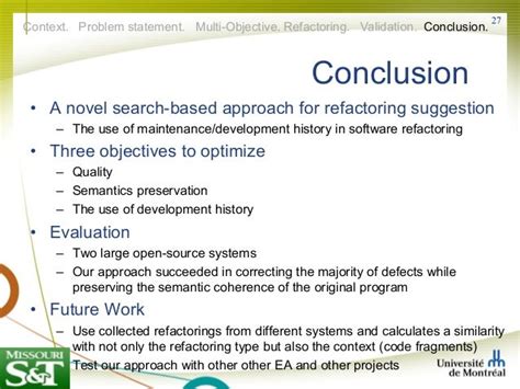 the use of development history in software refactoring using a multi …