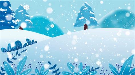 Blue Snow Snowflake Beautiful Powerpoint Background For Free Download