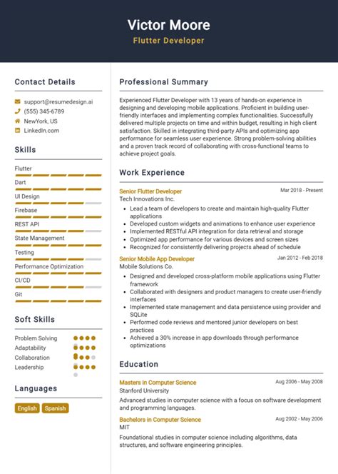 10 Android Developer Resume Examples And Templates For 2025