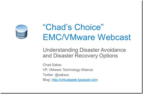 Understanding Vsphere Disaster Recoveryavoidance Options Virtual Geek