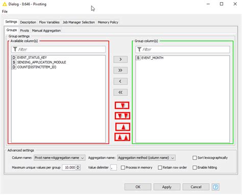 feature proposal adding possibility to order columns in nodes like