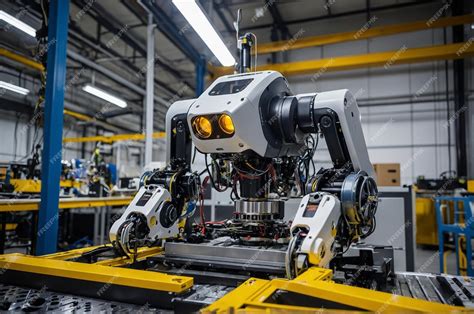 Advanced Robotics And Automation Systems For Quality Assurance Premium Ai Generated Image