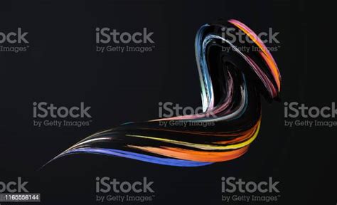 색상 전체 동적 추상 트위스트 모양입니다 3d 렌더 Vawe 나선형 컴퓨터 생성 기하학적 그림 개념에 대한 스톡 사진 및 기타 이미지 Istock