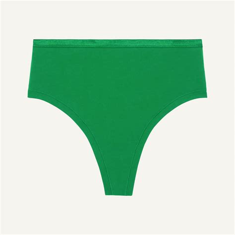 Project Cece High Rise Thong In Fig Leaf