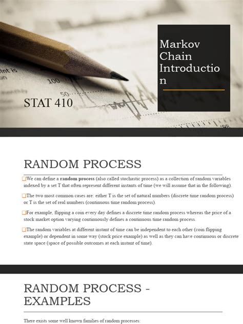 Markov Chain Pdf Stochastic Process Markov Chain