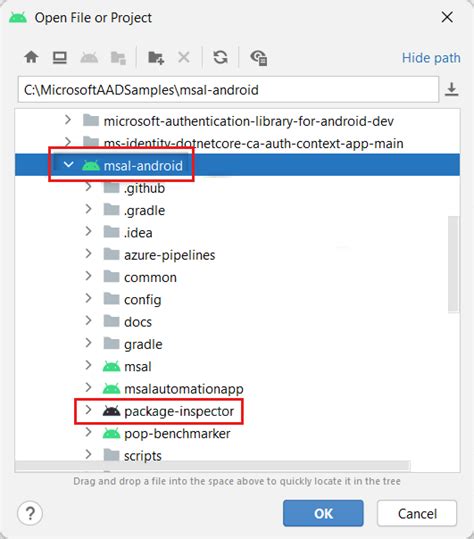Package Inspector For Msal Android Native Microsoft Learn