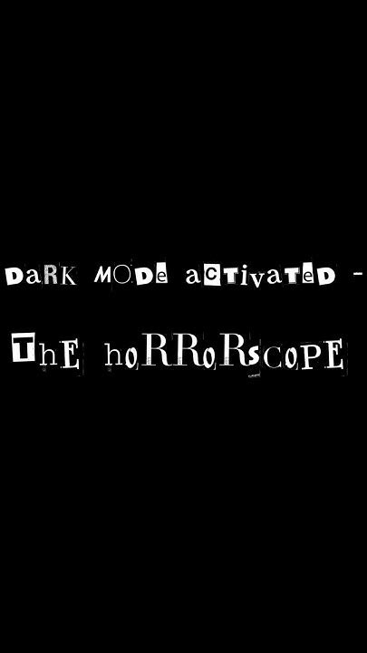 The Horrorscope Youtube