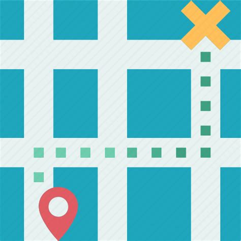 Route Map Tracking Path Navigation Icon Download On Iconfinder