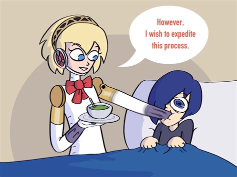 I Need Your Halp — Can We Have Aigis Who Doesnt Know How Feeding