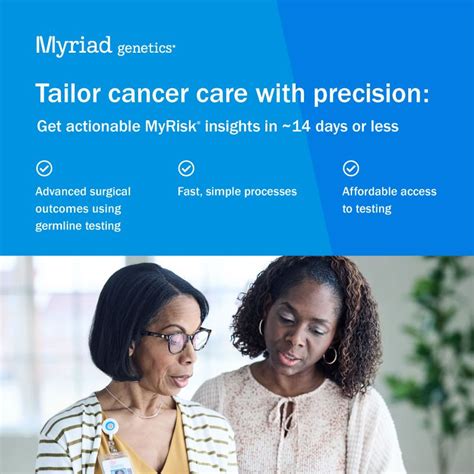 Myrisk Genetic Testing Myriad Oncology Myriad Genetics