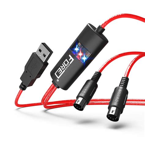 Fore Midi To Usb Interface Midi Adapter With Input Output Desertcart