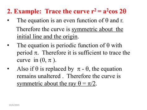 Tracing Of Curve Cartesian And Polar Pptx