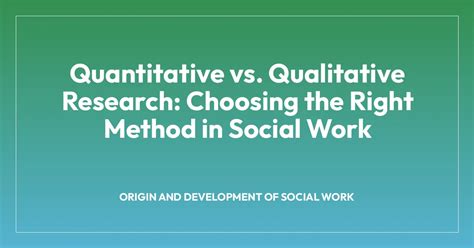 Quantitative Vs Qualitative Research Choosing The Right Method In