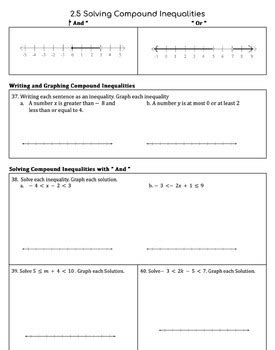 Solving Compound Inequalities By Beverly Becerra TPT