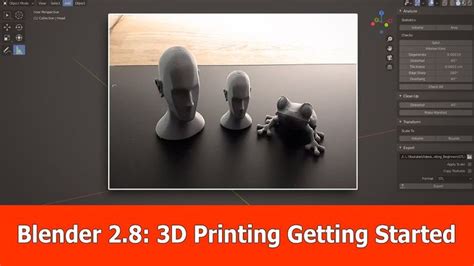 Blender 2 8 3d Printing Getting Started Blender Tutorial 3d Printing