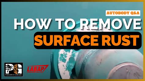 how to remove repair surface rust and more autobody qanda