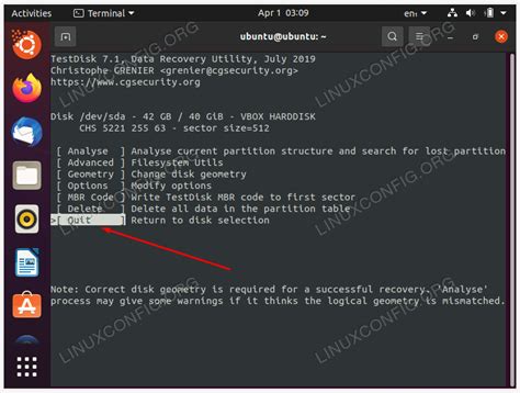 How To Recover Partition Table In Linux Linux Tutorials Learn Linux Configuration