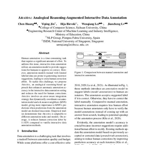 Araida Analogical Reasoning Augmented Interactive Data Annotation