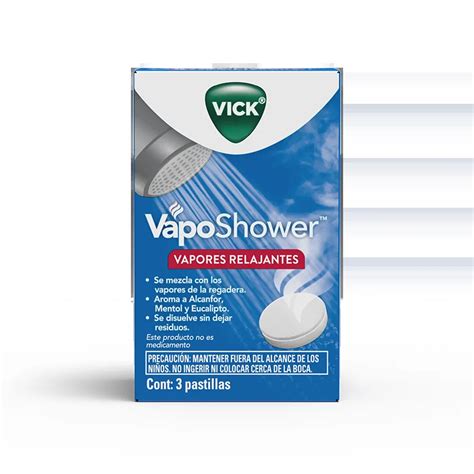 Vaposhower Pastillas Con Vapores Relajantes Vick México