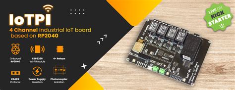 Multi Channel Relay Module IoTPi RP Based IoT Board Raspberry Pi RaspberryPi Techno Hub