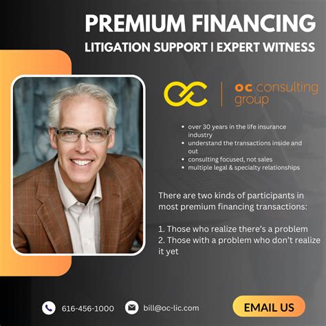 Premium Financing Litigation Support Expert Witness Oc Consulting Group