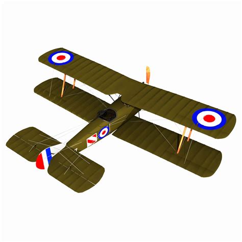 Sopwith Strutter 3d Model 129 C4d 3ds Lwo Xsi Dae Obj Fbx